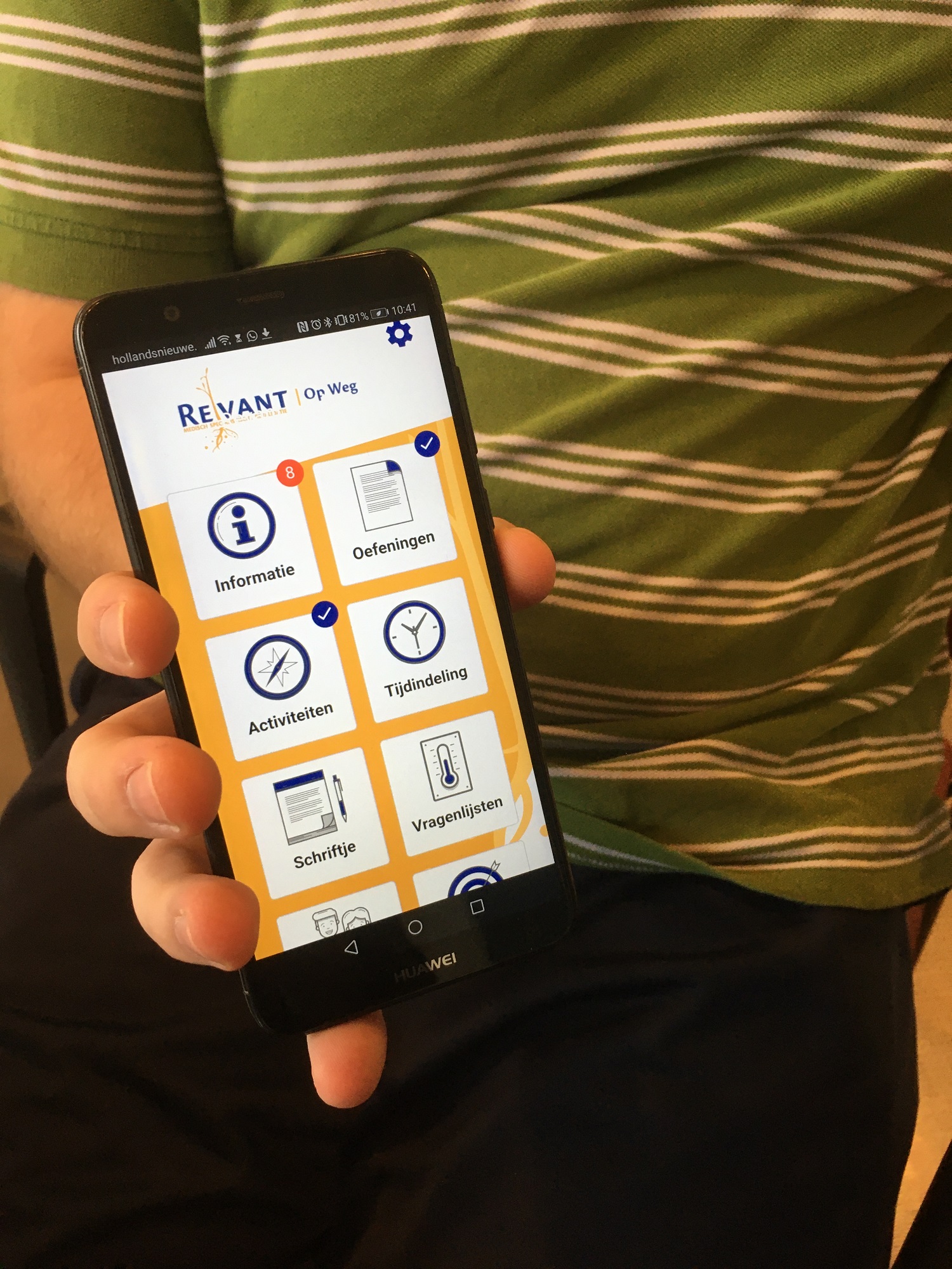 Revalidatie bij complex chronisch longfalen - Revant op Weg app